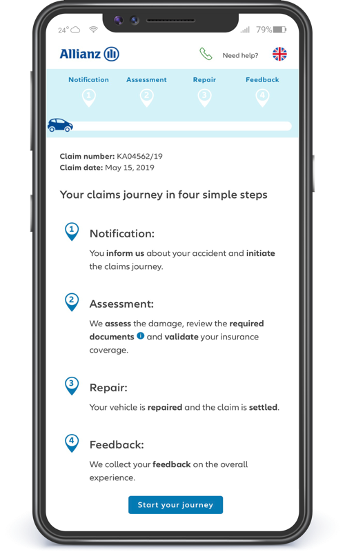 Online Claims Tracker